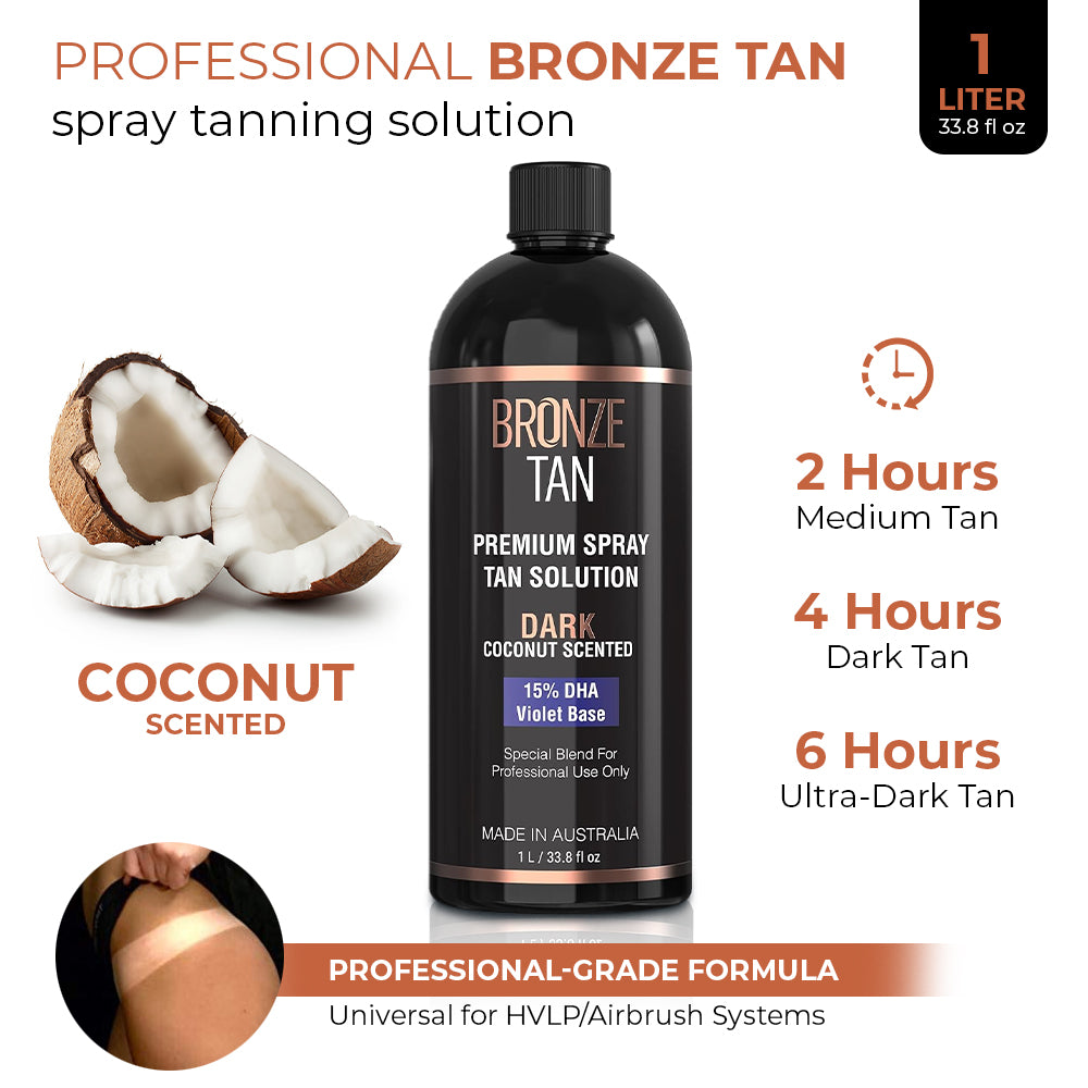Professional Spray Tan Solution Dark Blend | Bronze Tan