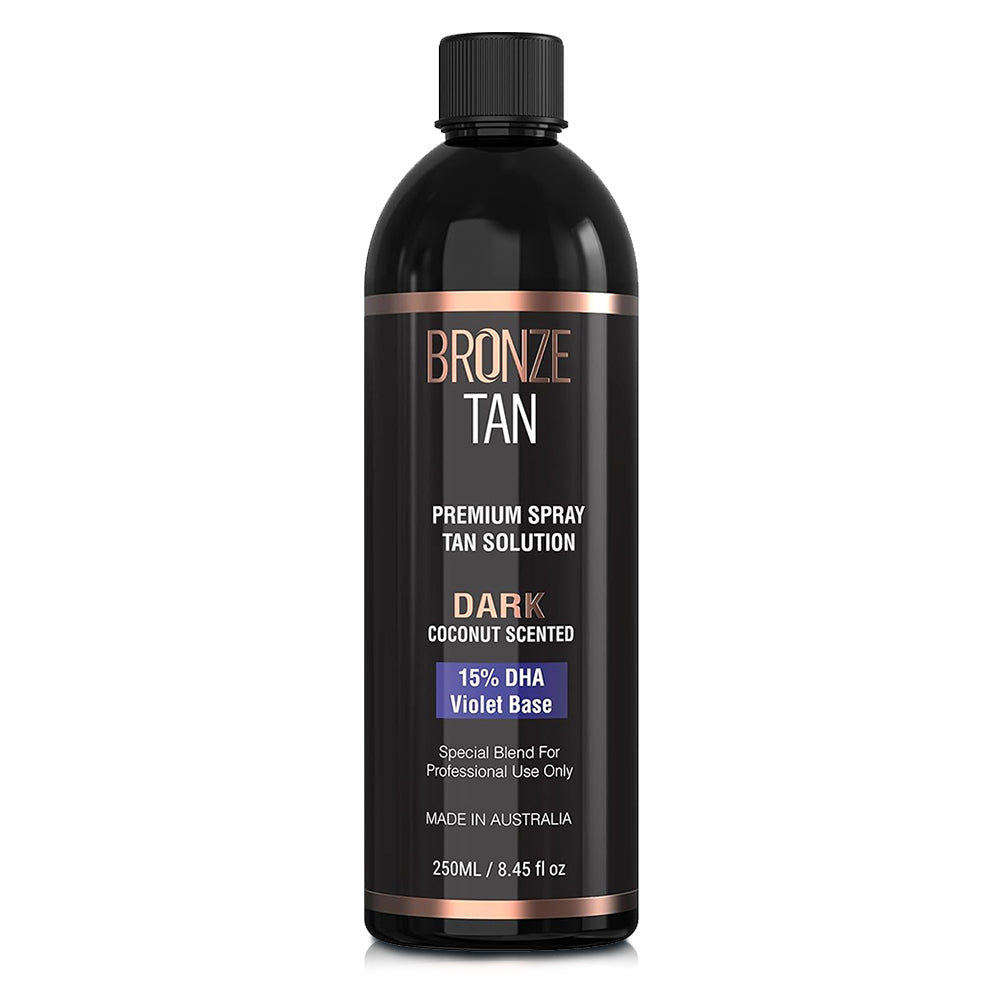 Spray Tan Solution Dark Premium Blend 250ML | Bronze Tan