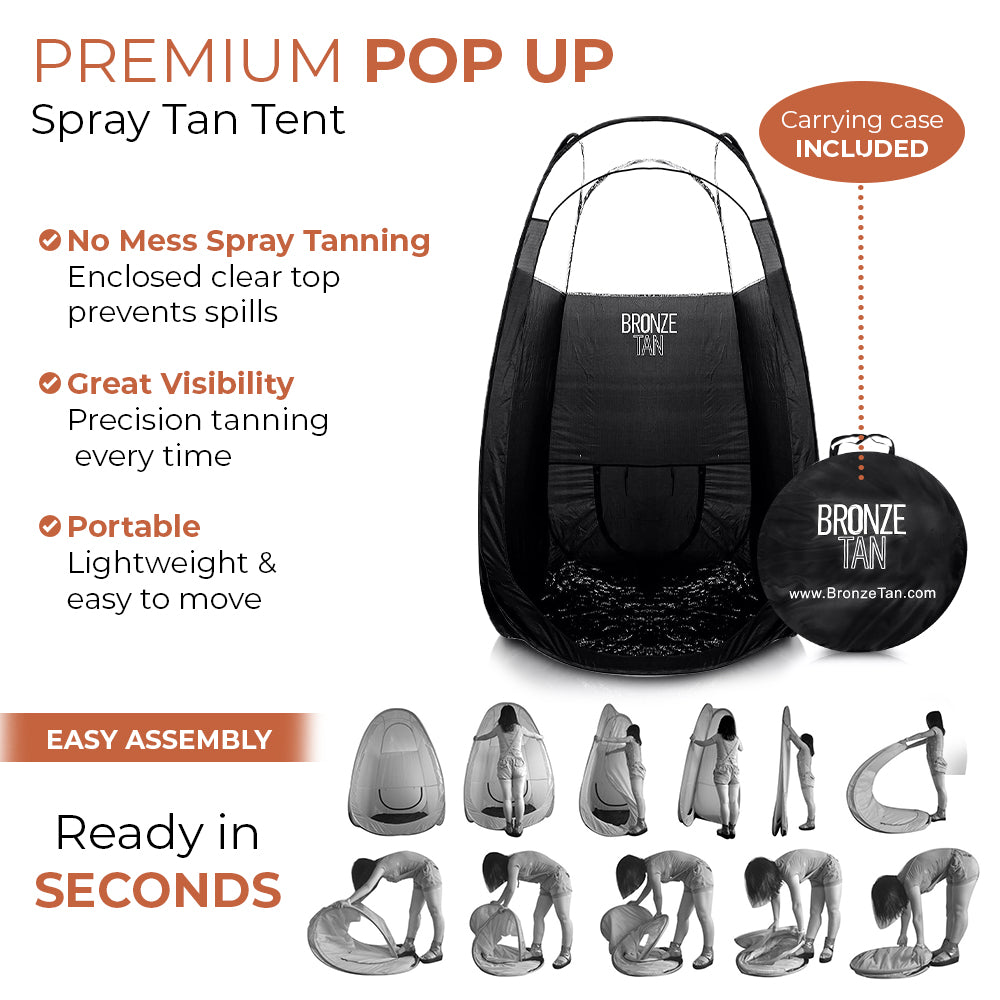 Spray Tan Tent Pop Up for Spray Tan Professional | Bronze Tan